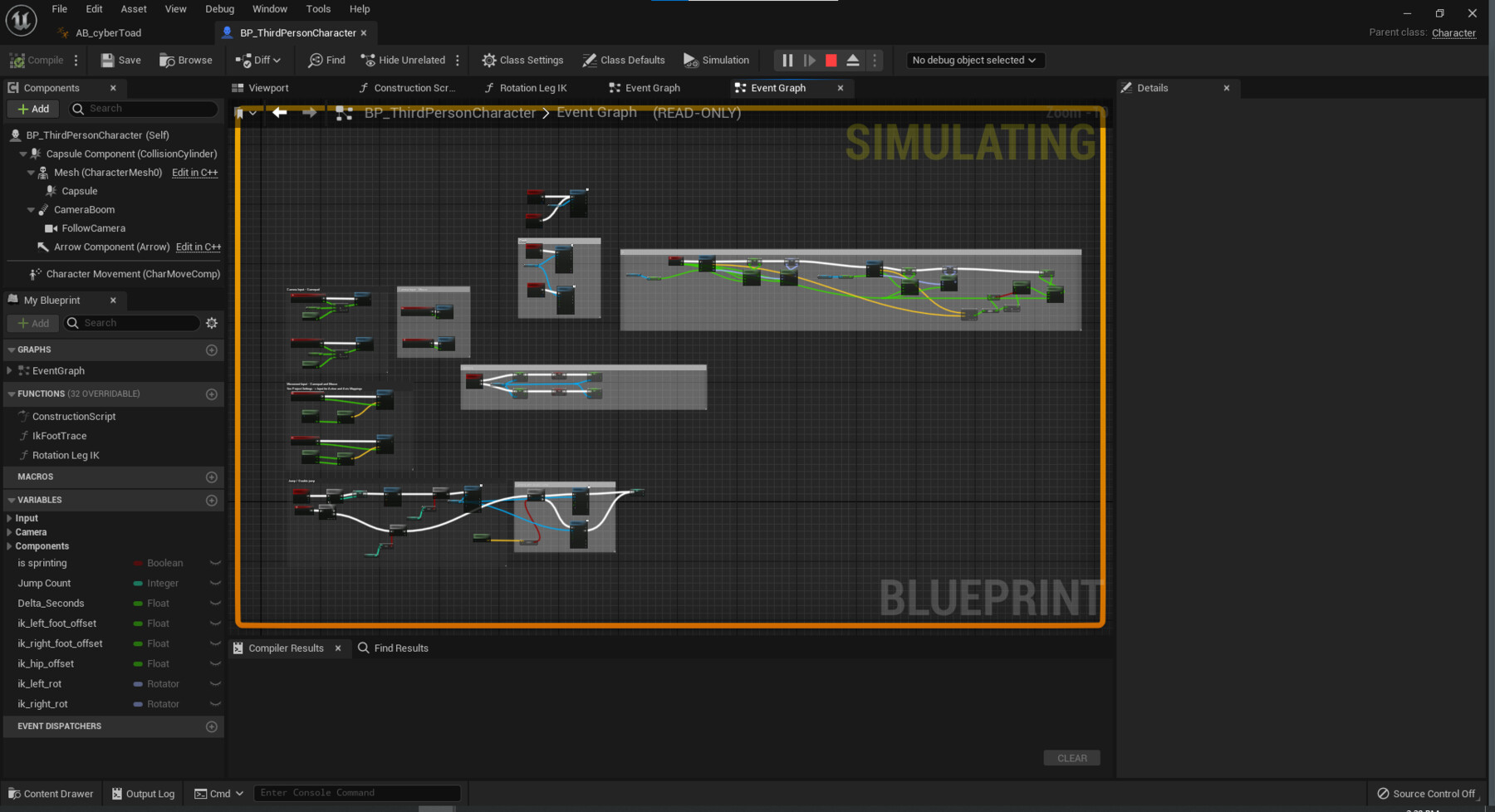 ArtStation - UE5 cyberToad locomotion animation | Game Assets