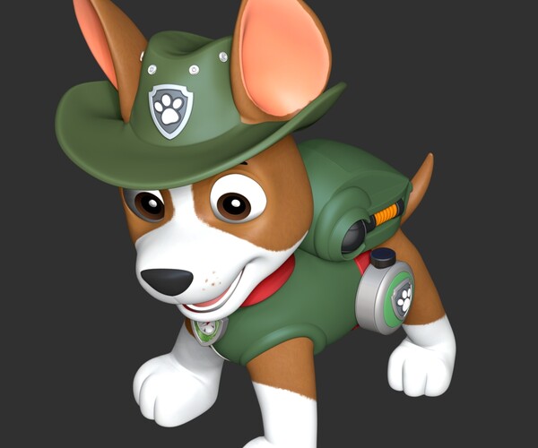 ArtStation - Tracker PAW Patrol | Resources