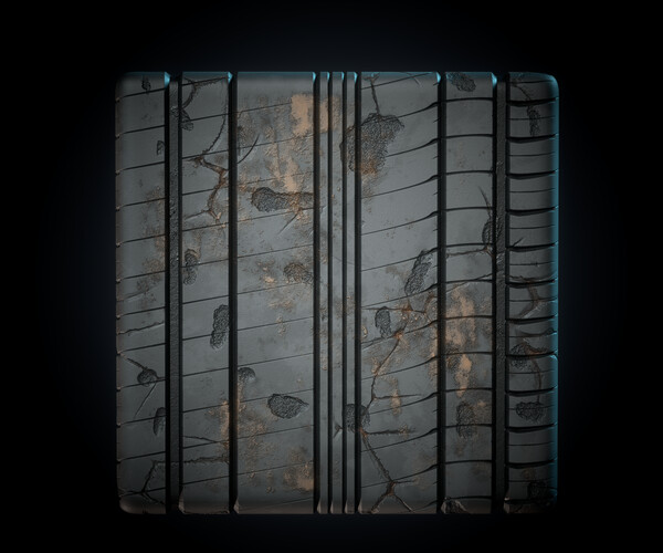 ArtStation - Tire (3 Pattern) - SBS & SBsar - VOL 01 | Game Assets