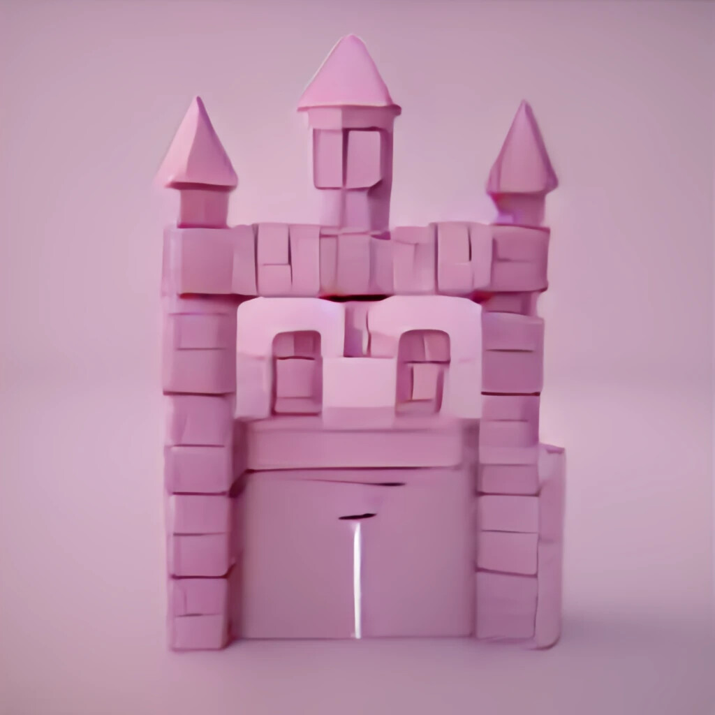 ArtStation - polymode style, A seamless texture of pink castle bricks ...
