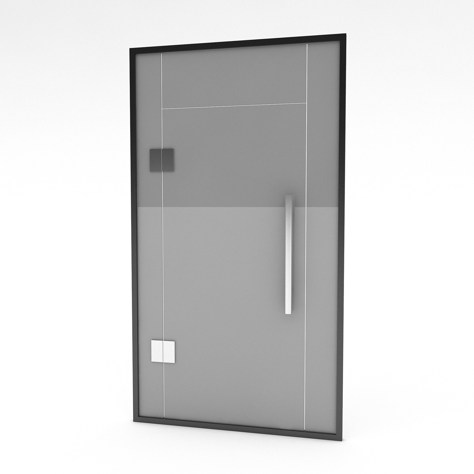 ArtStation - office glass door 02 model | Resources