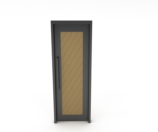 ArtStation - 3D model modern office door | Resources