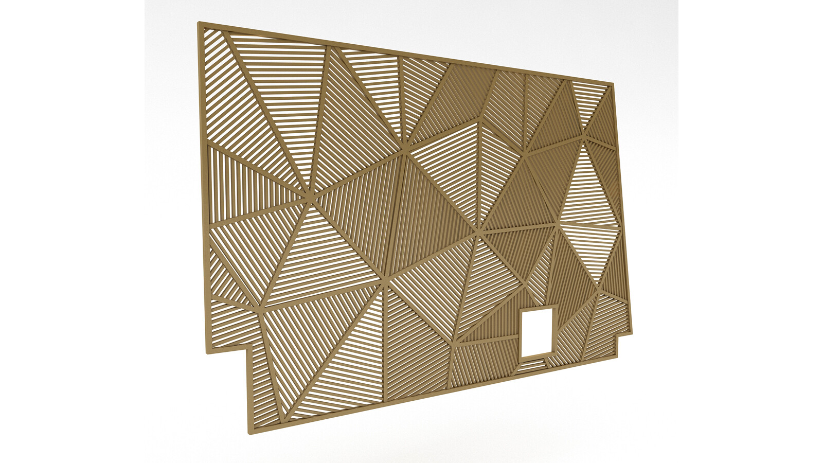 ArtStation - 3D asymmetrical wooden ceiling model | Resources