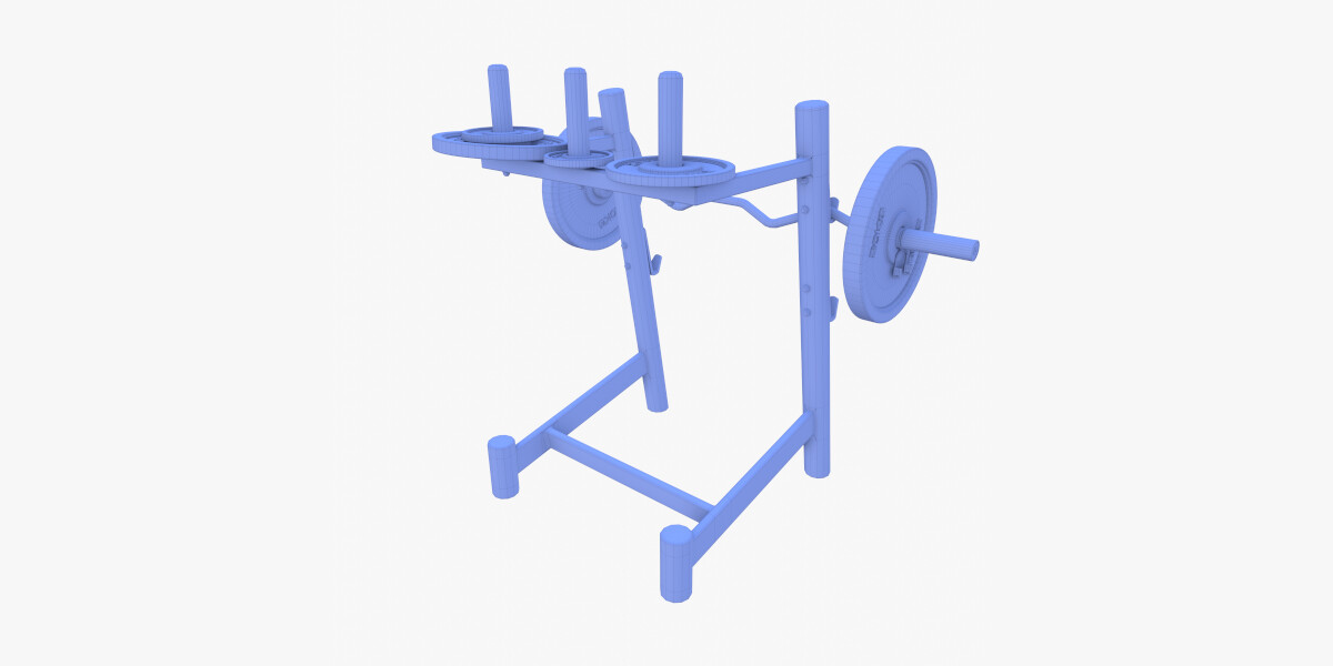 ArtStation - Curl rack | Game Assets