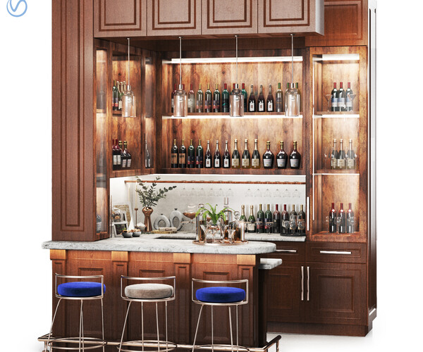 ArtStation - MiniBar, home bar, cafe, restaurant | Resources