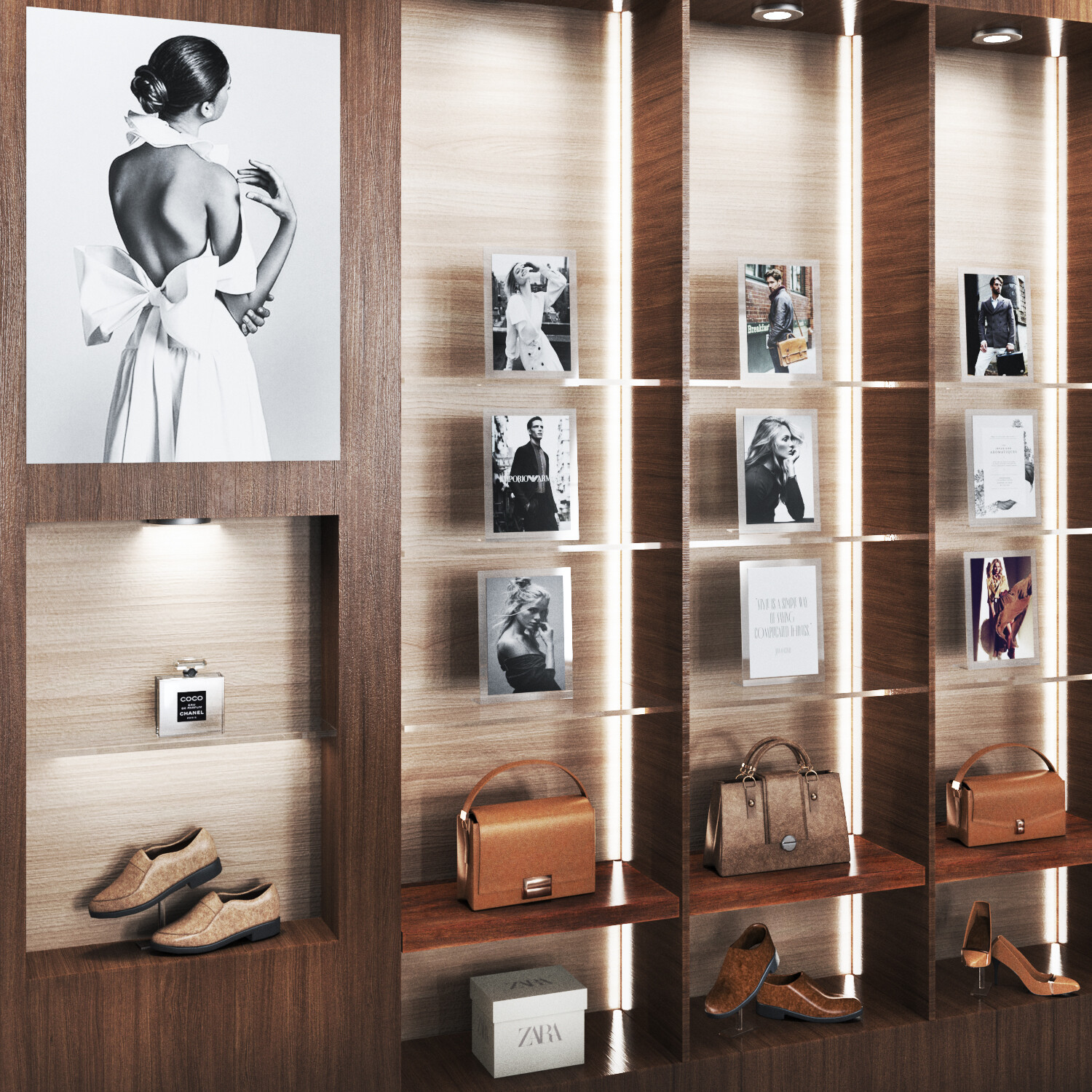 ArtStation - Showcase 03, vitrin, shop window, store, mall, boutique, showroom, gallery | Resources