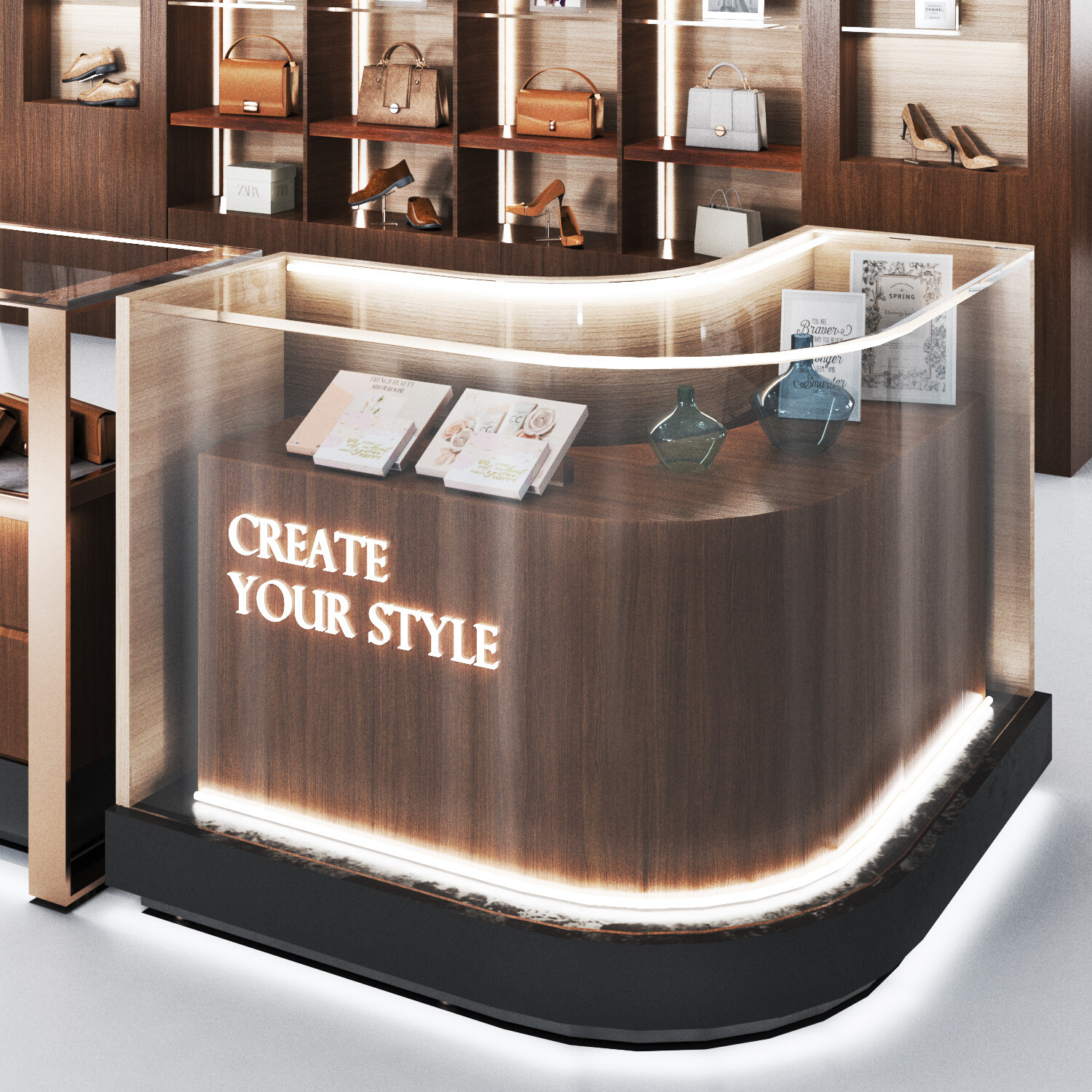 ArtStation - Showcase 03, vitrin, shop window, store, mall, boutique ...