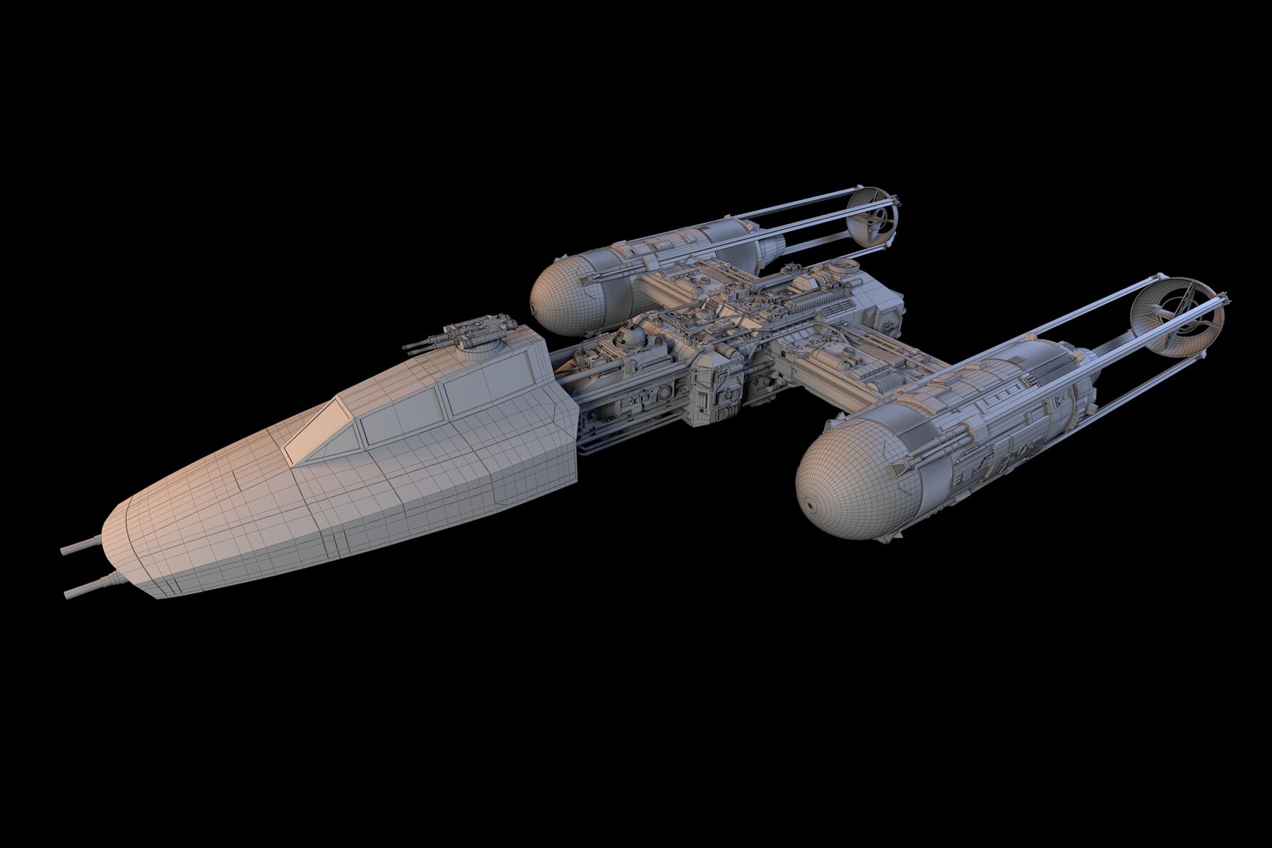ArtStation - Y-wing Starfighter Star Wars | Resources