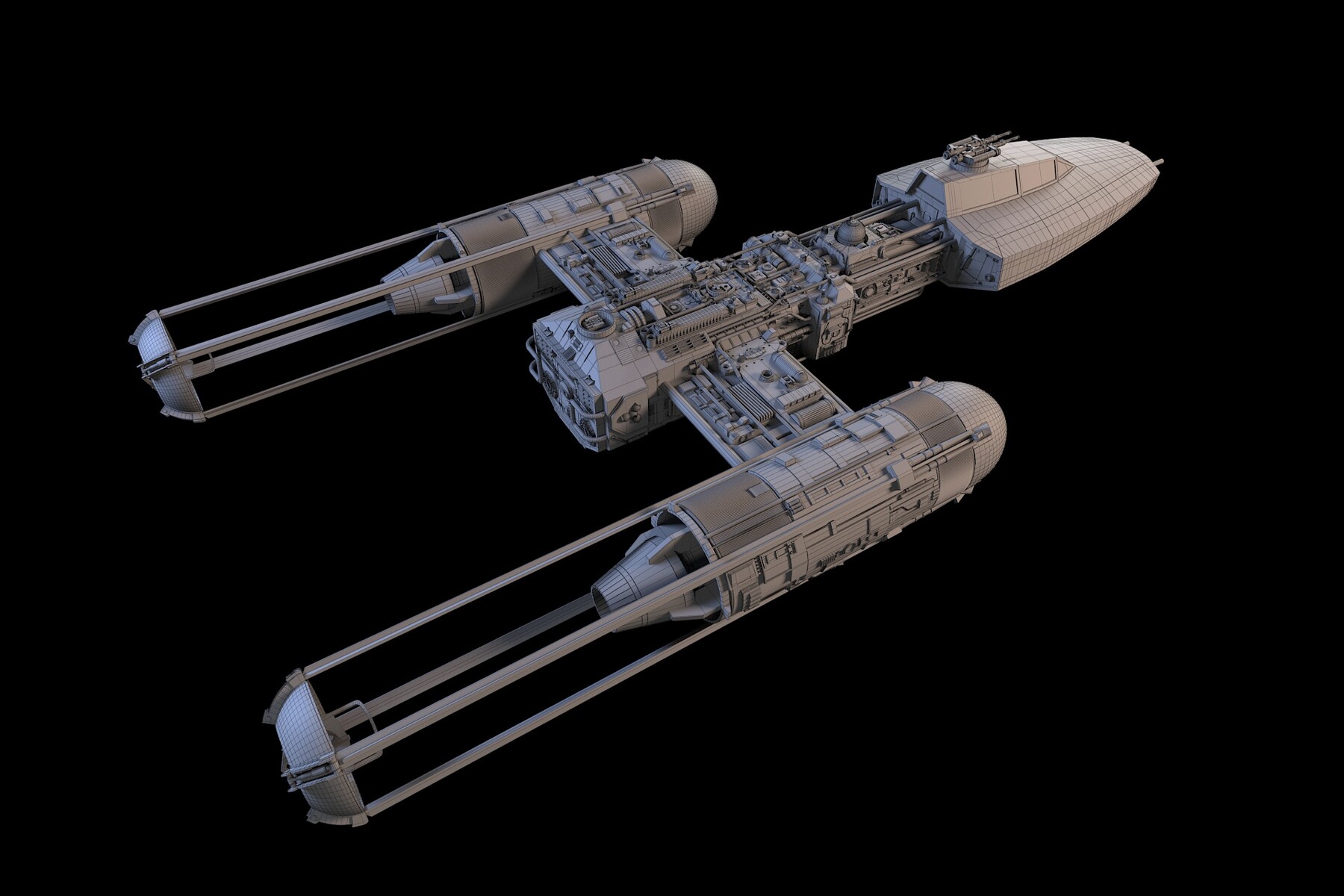ArtStation - Y-wing Starfighter Star Wars | Resources