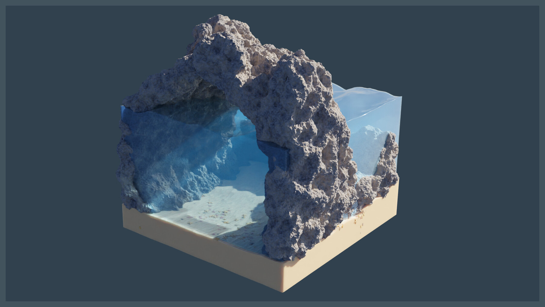 ArtStation - Underwater Cave Environment | Game Assets