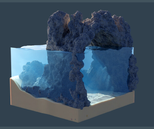 ArtStation - Underwater Cave Environment | Game Assets