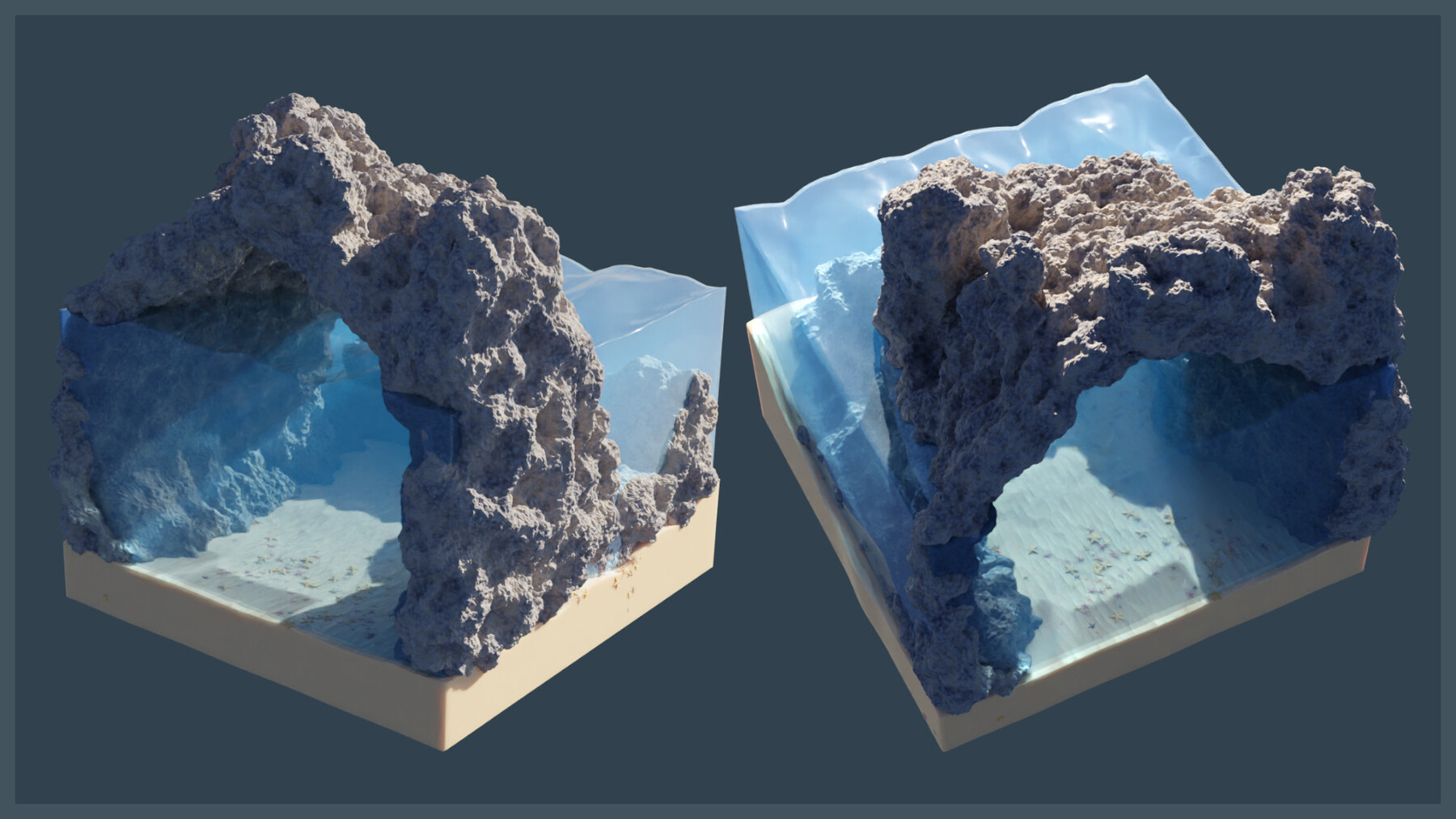 ArtStation - Underwater Cave Environment | Game Assets