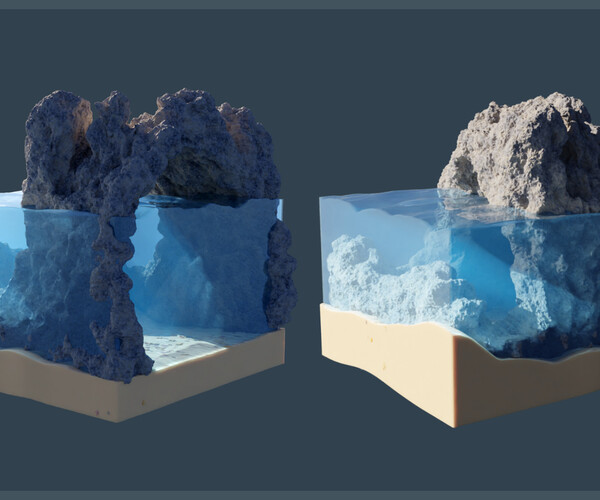 ArtStation - Underwater Cave Environment | Game Assets