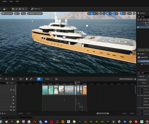 ArtStation - Unreal Engine Water Foam Ocean and Yacht Project | Game Assets