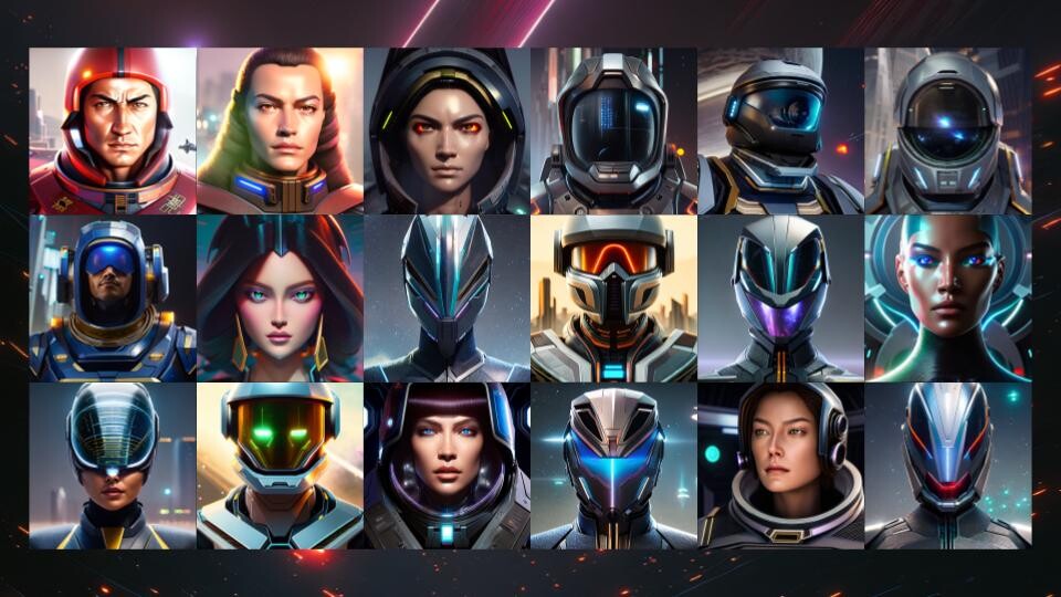 ArtStation - 130+ sci-fi portraits | Game Assets
