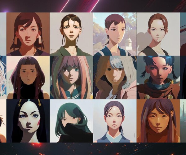ArtStation - 160+ Anime Portraits | Game Assets