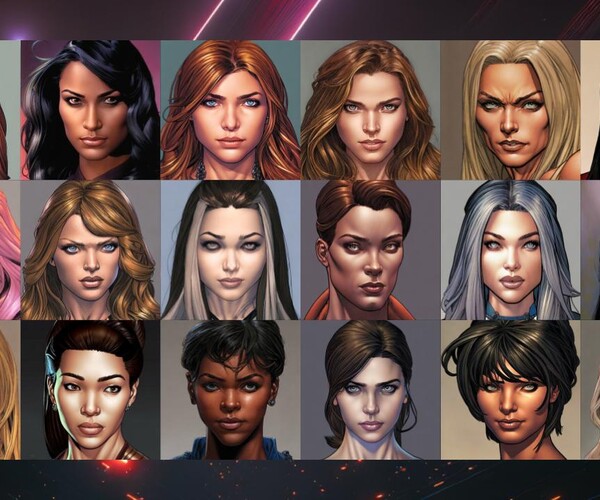 ArtStation - 160+ Comic Portraits | Game Assets