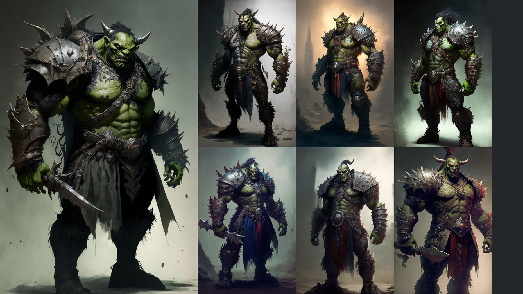 ArtStation - 200 Orc Reference Pack Vol.01 | Artworks