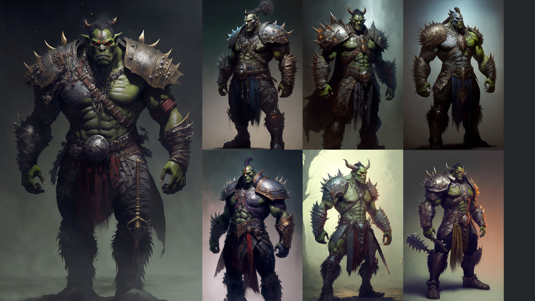 ArtStation - 200 Orc Reference Pack Vol.01 | Artworks