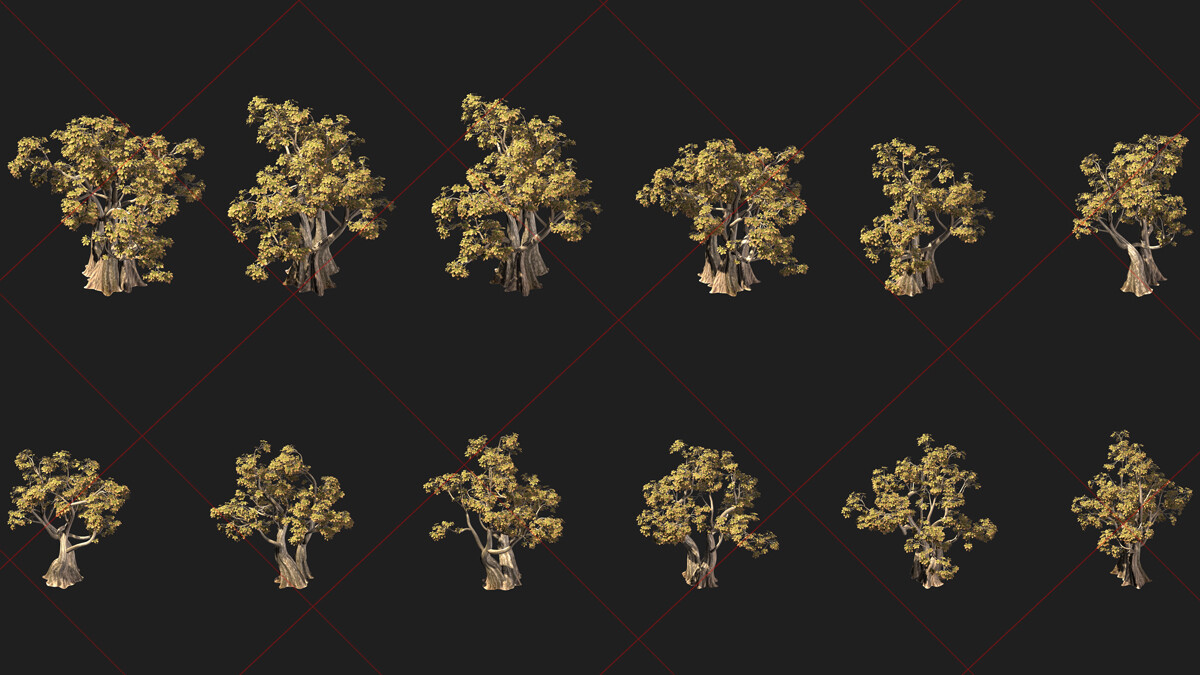 ArtStation - 22 Big Tree, Nature Collection Game Assets | Game Assets
