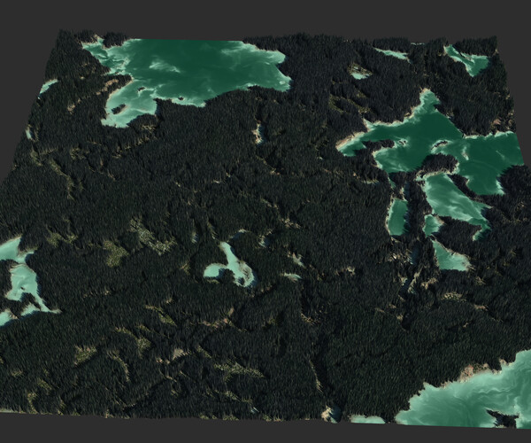 ArtStation - Boreal Forests Terrains Collection Vol.1 | 12 Terrains at ...