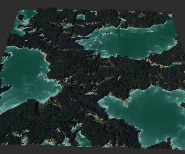 ArtStation - Boreal Forests Terrains Collection Vol.1 | 12 Terrains at ...