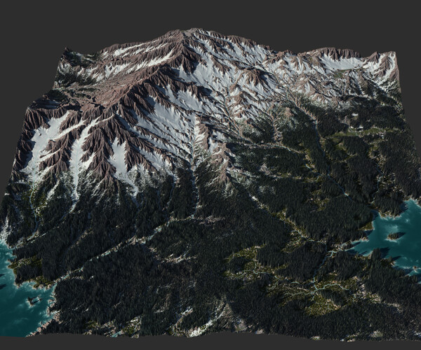 ArtStation - Boreal Forests Terrains Collection Vol.1 | 12 Terrains at ...