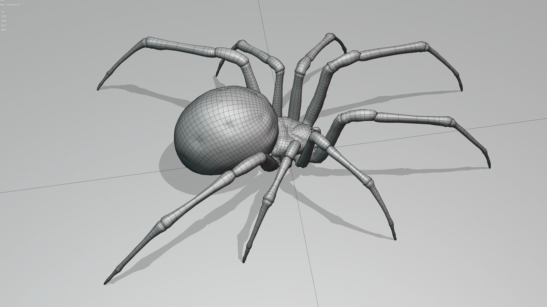 ArtStation - Black widow spider basemesh | Game Assets