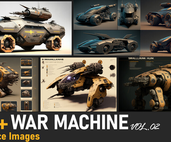 ArtStation - War Machin VOL.01|4K Reference Images | Artworks