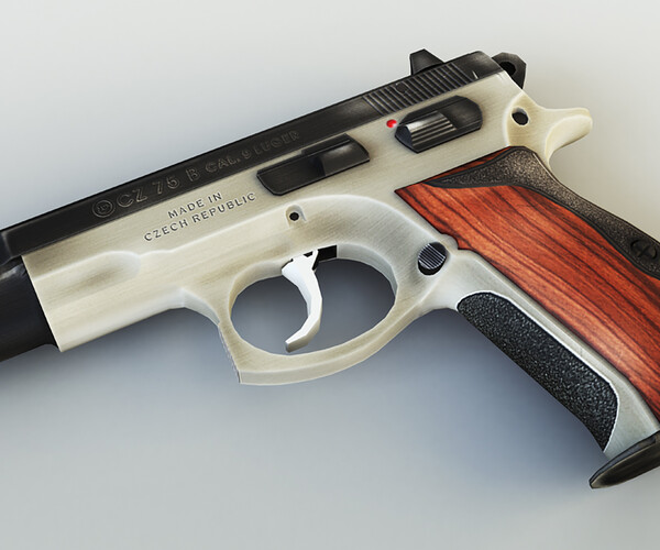 ArtStation - CZ 75 Low Poly v 1 | Resources