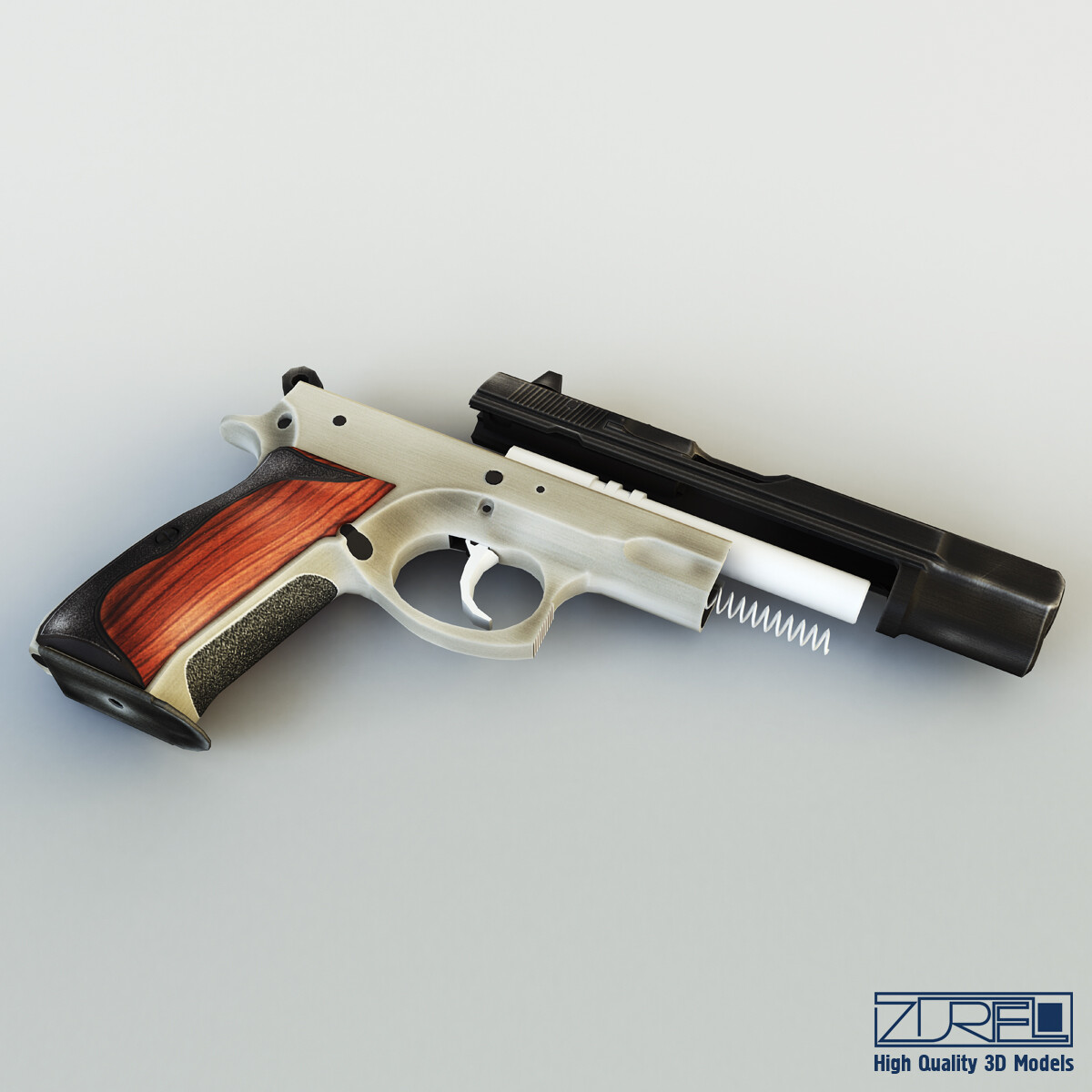 ArtStation - CZ 75 Low Poly v 1 | Resources