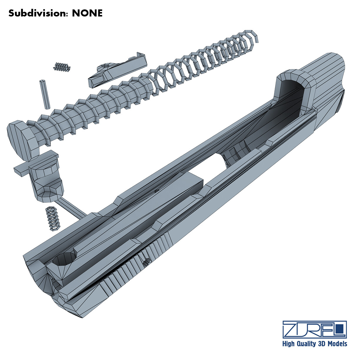 ArtStation - CZ 75 Low Poly v 1 | Resources