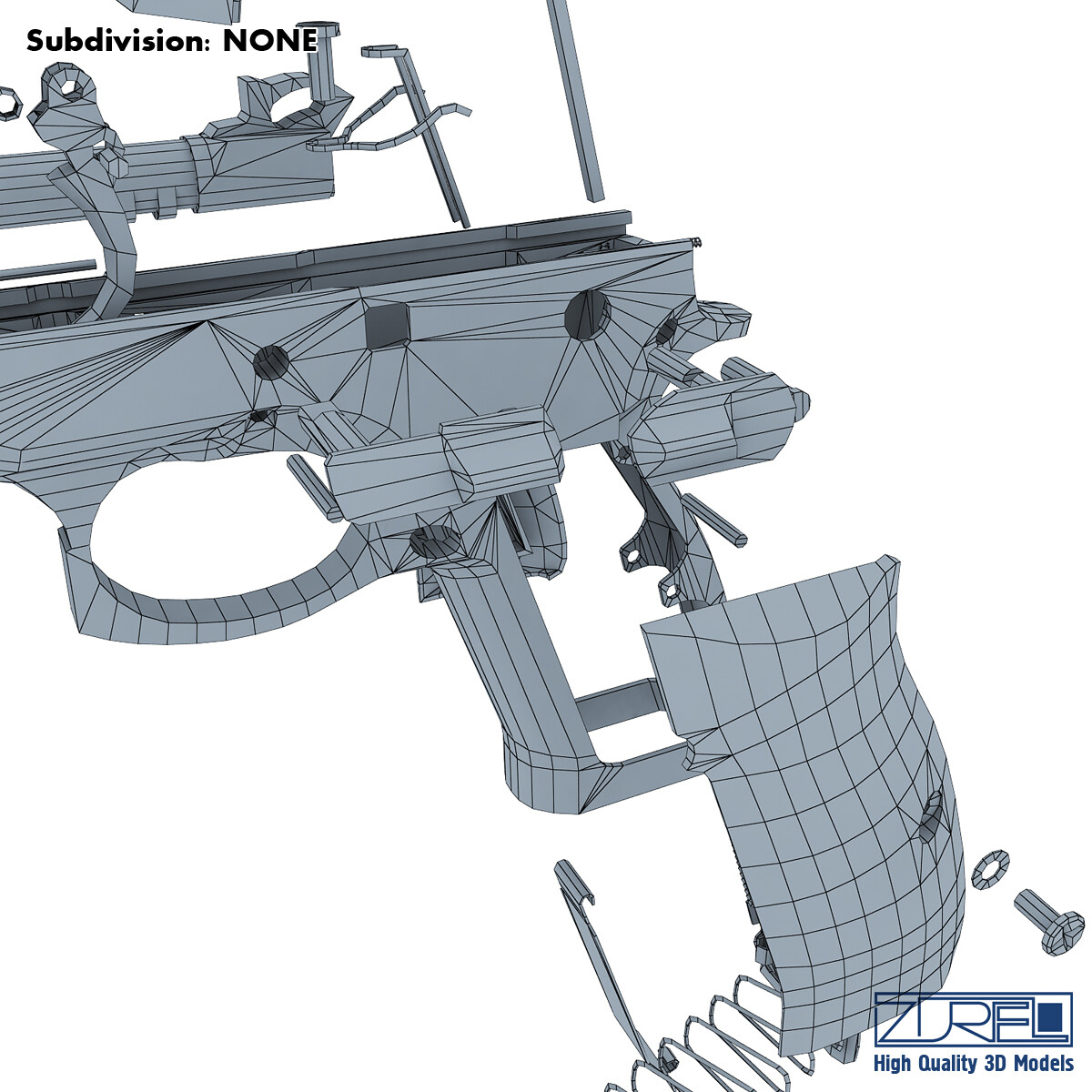 ArtStation - CZ 75 Low Poly v 1 | Resources