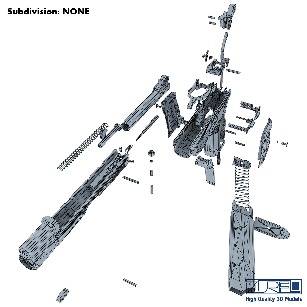 ArtStation - CZ 75 Low Poly v 1 | Resources