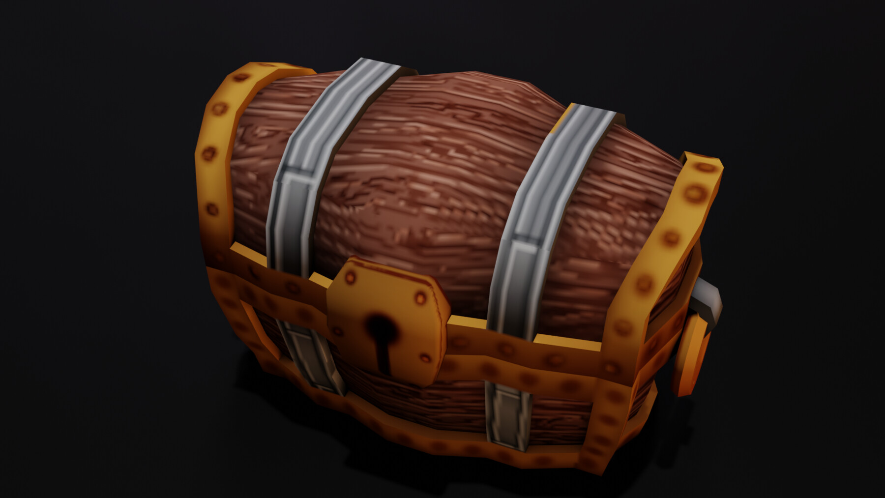 ArtStation - CARTOON TREASURE CHEST BOX LOW POLY GAMEREADY 3D MODEL ...
