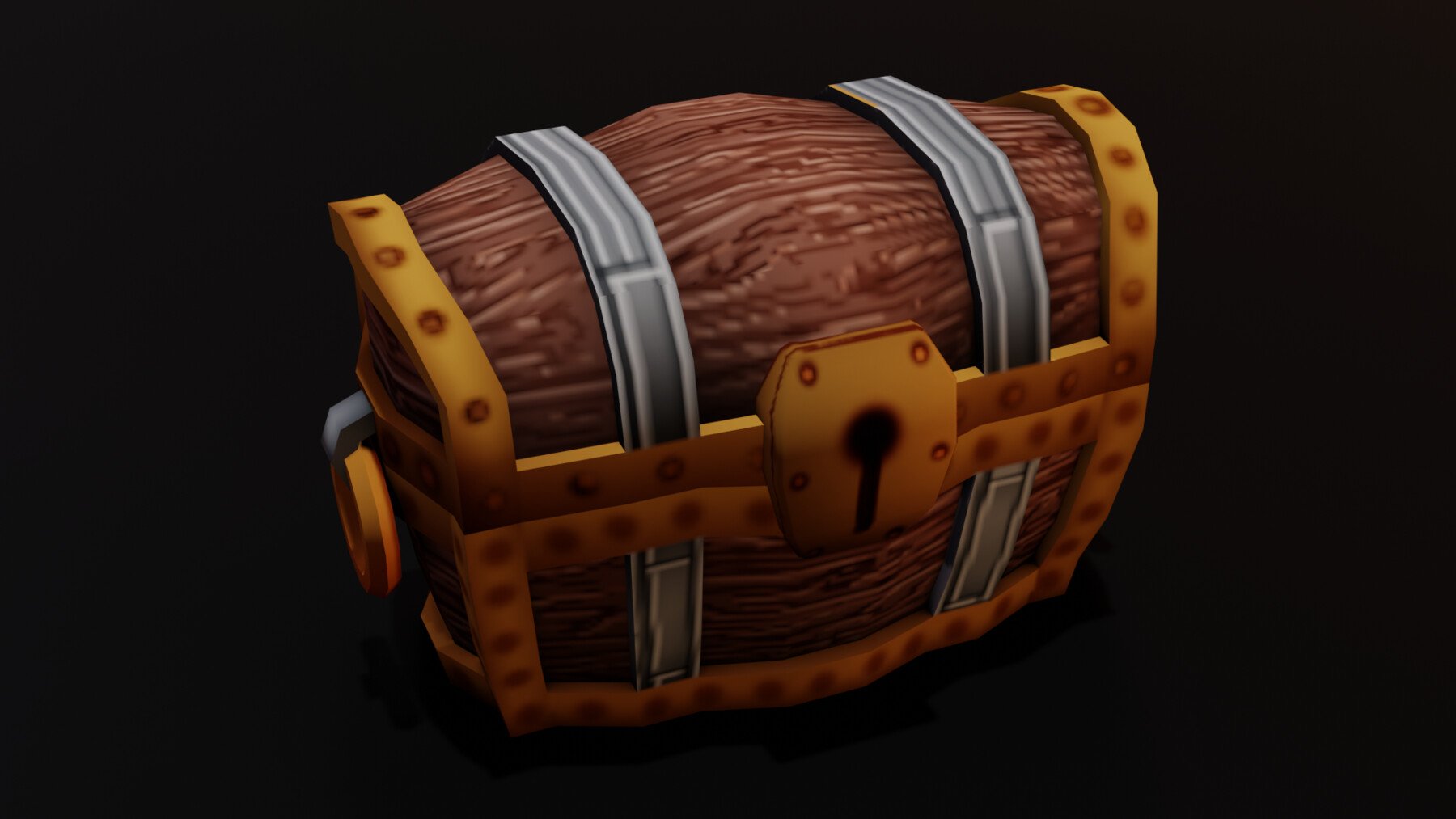 ArtStation - CARTOON TREASURE CHEST BOX LOW POLY GAMEREADY 3D MODEL ...