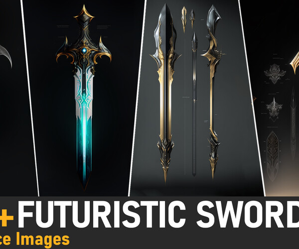 ArtStation - Futuristic Sword VOL.01|4K Reference Images | Artworks