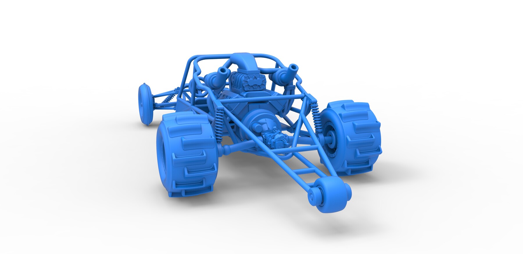 ArtStation - 3D printable Diecast Sand drag Rail buggy Scale 1:25 ...