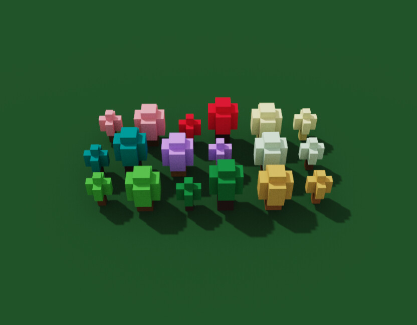 ArtStation - Cubic Trees | Resources