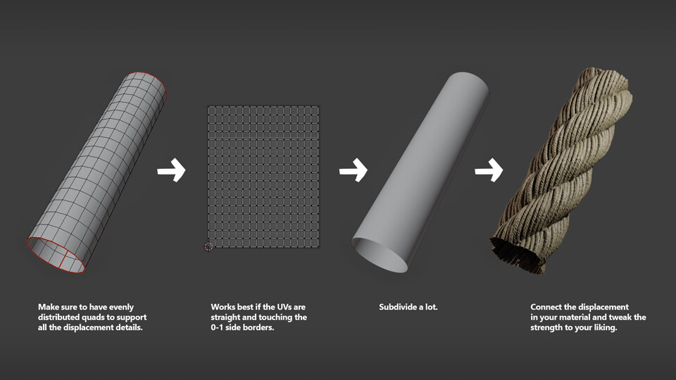 ArtStation - Rope Displacement 1 | Resources