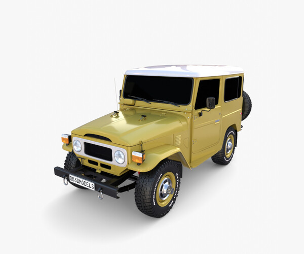 ArtStation - Generic 4x4 car v1 | Game Assets