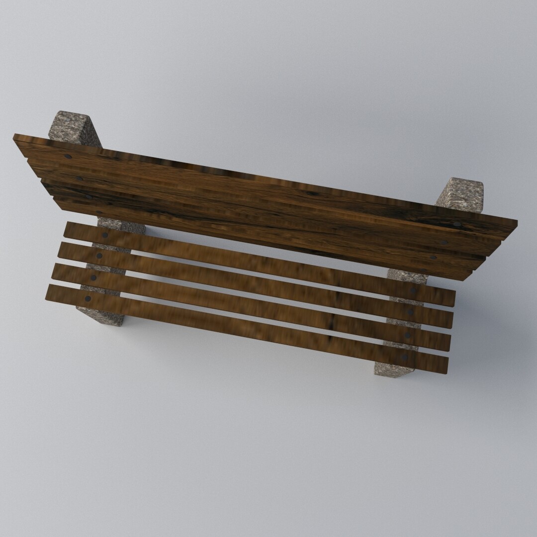 ArtStation - Beach Bench | Game Assets