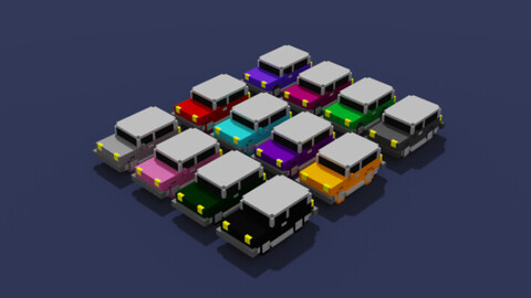 ArtStation - Cubic Cars | Game Assets