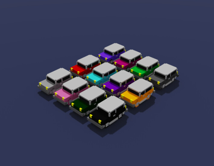 ArtStation - Cubic Cars | Game Assets