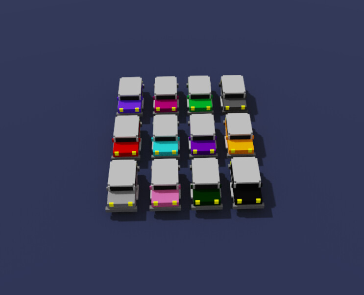 ArtStation - Cubic Cars | Game Assets