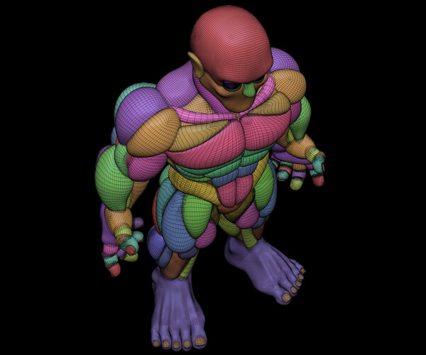 ArtStation - Warrior basemesh blockout for miniatures and figures ...