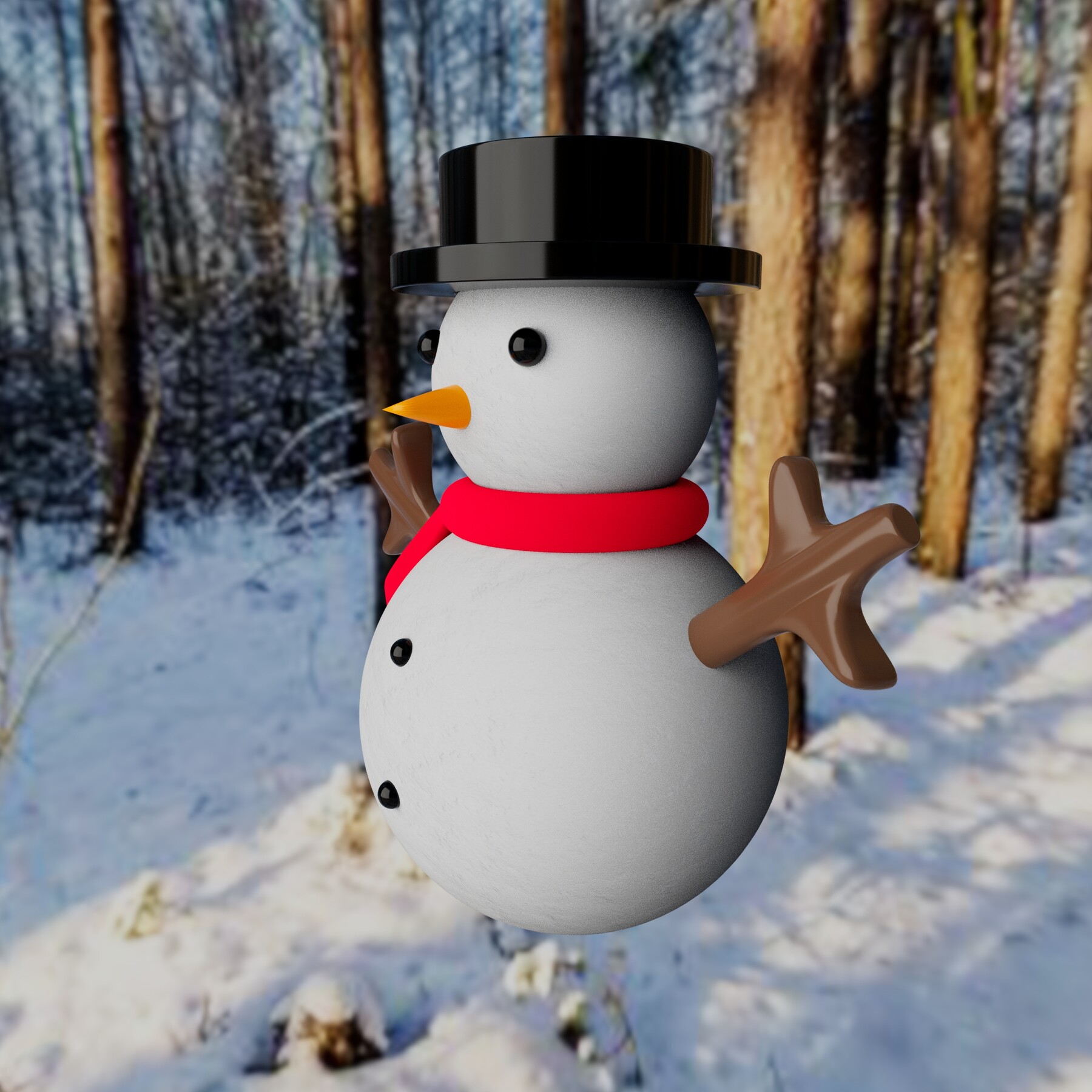 ArtStation - Snowman | Game Assets