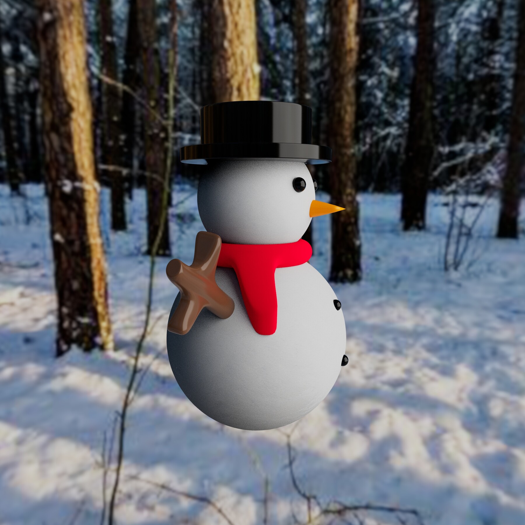 ArtStation - Snowman | Game Assets