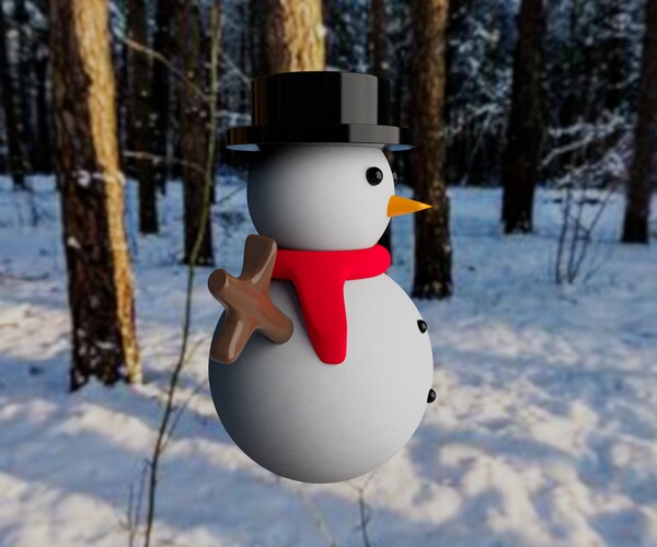 ArtStation - Snowman | Game Assets