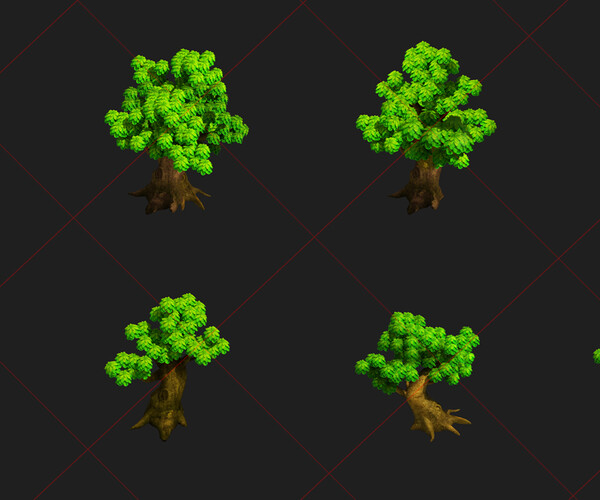 ArtStation - 26 Fantasy Tree Nature Collection Game Assets | Game Assets